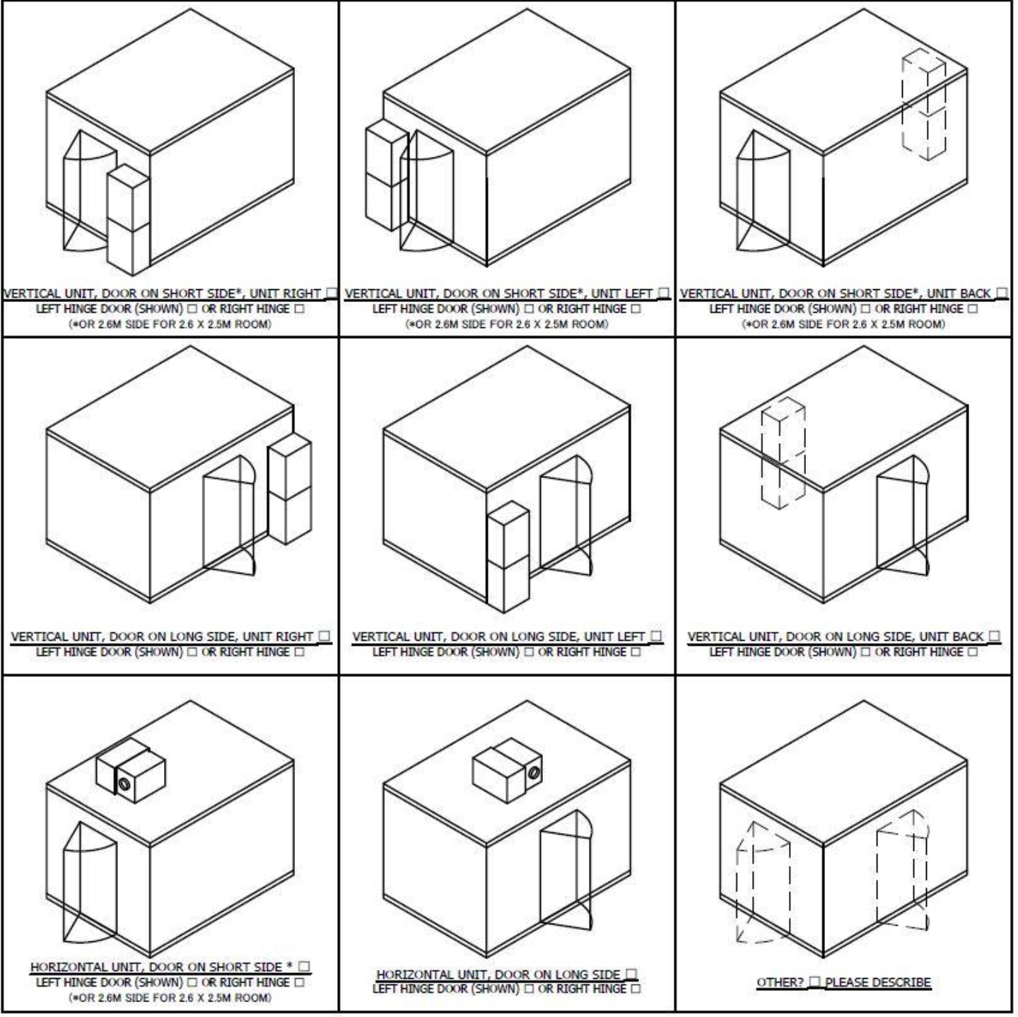 Standard Room Project Worksheet - Parameter